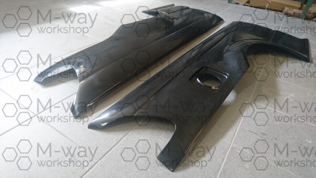 BMW E46 Coupe M3 Look Rear Overfenders +25mm – Mway Workshop