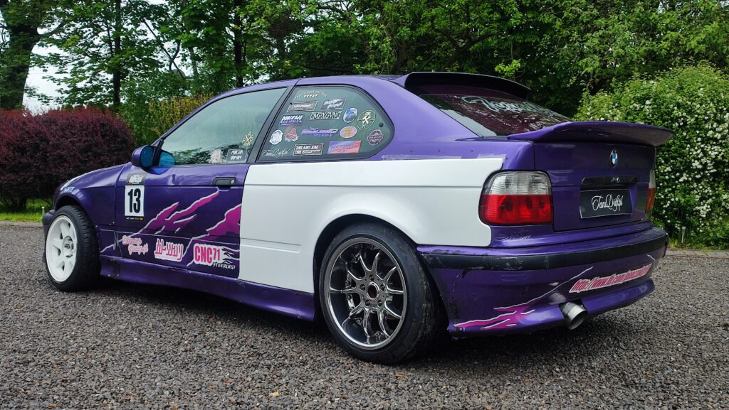 E36 Compact Rear overfender +5cm V1 – M-way Workshop