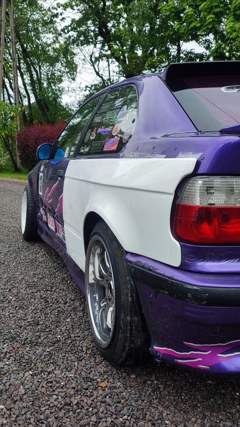 BMW E36 Compact V1 Rear Overfenders +50mm – Mway Workshop