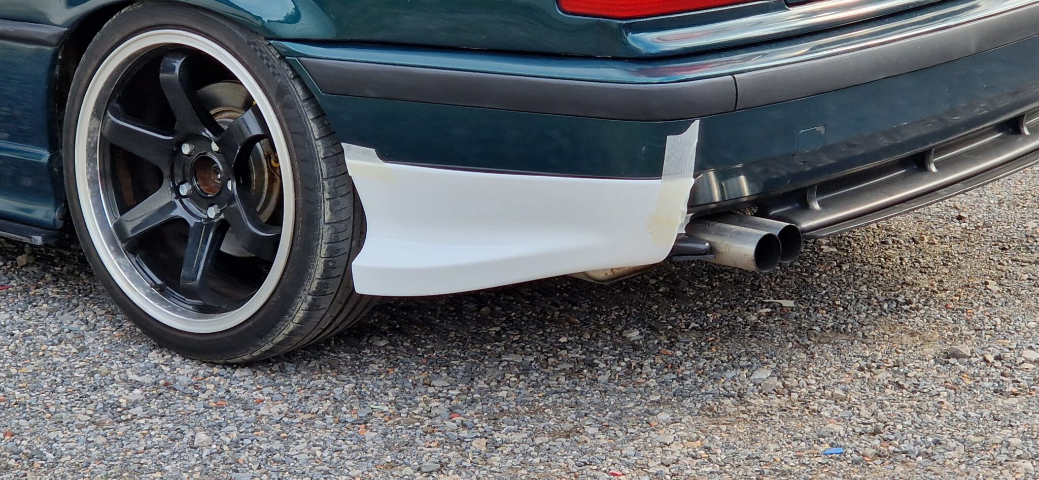 BMW E36 Rear M Sport Package Bumper Spats – Mway Workshop